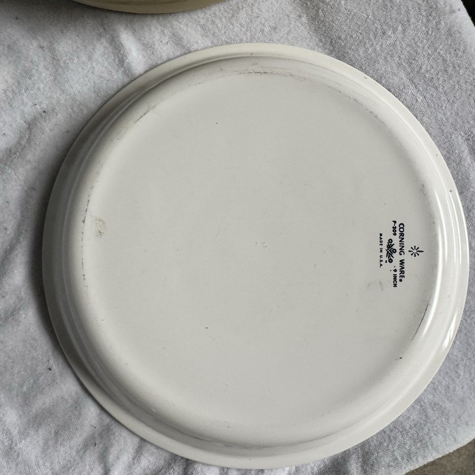 Corning Ware Pie Plate 9” Blue Corn💙P-309💙VTG💙Made in USA | eBay