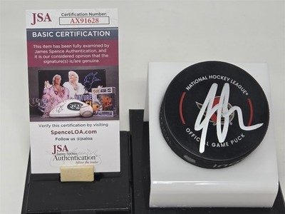SHANE PINTO signed SENATORS official game puck JSA COA | eBay