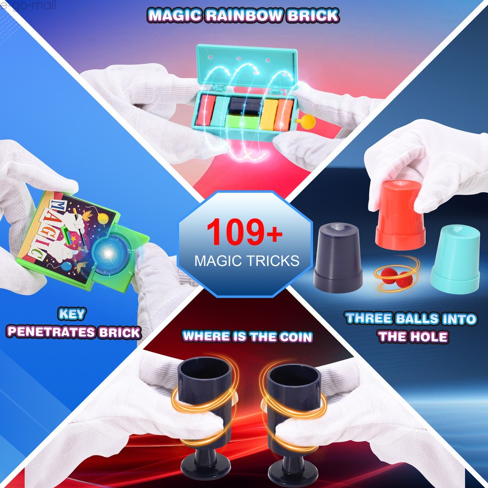Magic Kit for Kids -200+ Magic Tricks Magic Wand Set Perfect Toy for ...