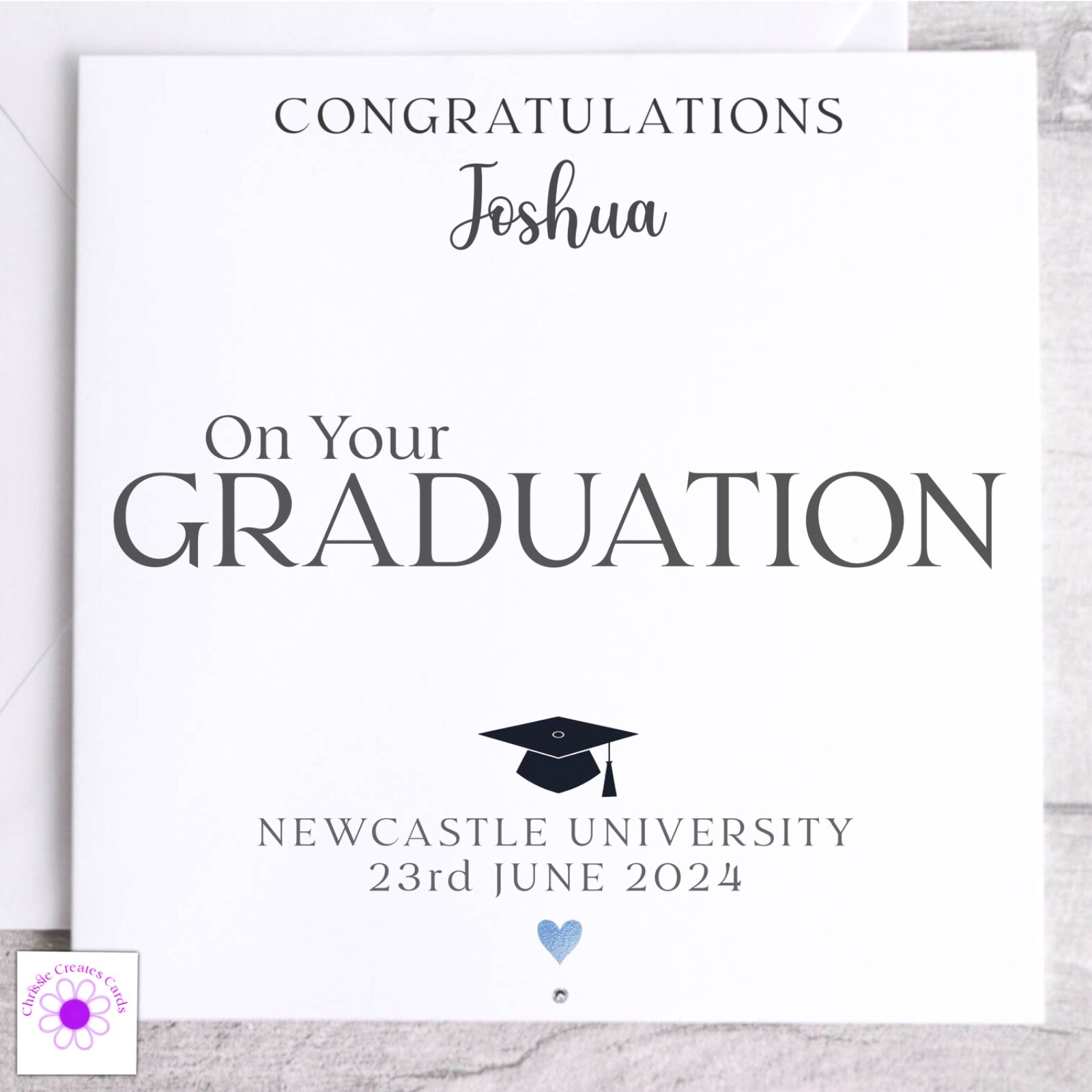 Personalised Graduation Card Male Female, University Graduation ...