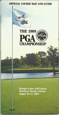 1983, 1984, 1988, 2089 PGA Championship Course Map & Guide | eBay