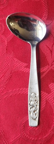 #206) Oxydex Rostfrei Goose Girl Vintage Stainless Baby Spoon Germany ...