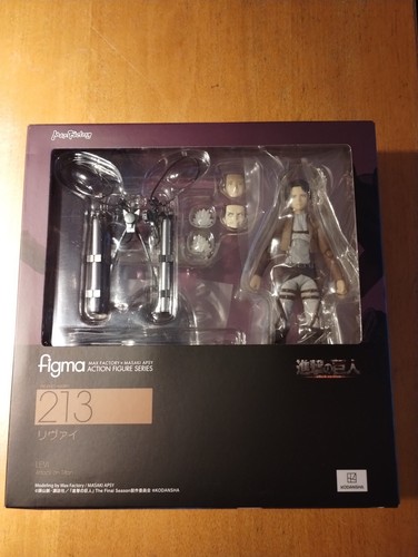Figma 213 Attack on Titan Levi Ackerman Max Factory Figure | eBay