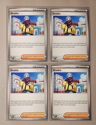 4x Grusha 184/193 Pokemon card SV Paldea Evolved uncommon NM | eBay