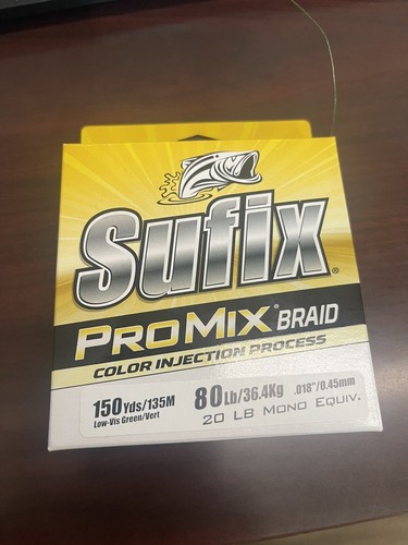 Suffix Pro Mix 80 lb- 150 yds Braided Line | eBay