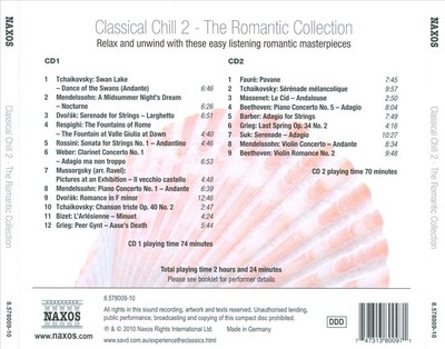 VARIOUS ARTISTS CLASSICAL CHILL: THE ROMANTIC COLLECTION, VOL. 2 NEW CD ...