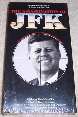 The Assassination of JFK VHS Video NEW SEALED John F. Kennedy ...