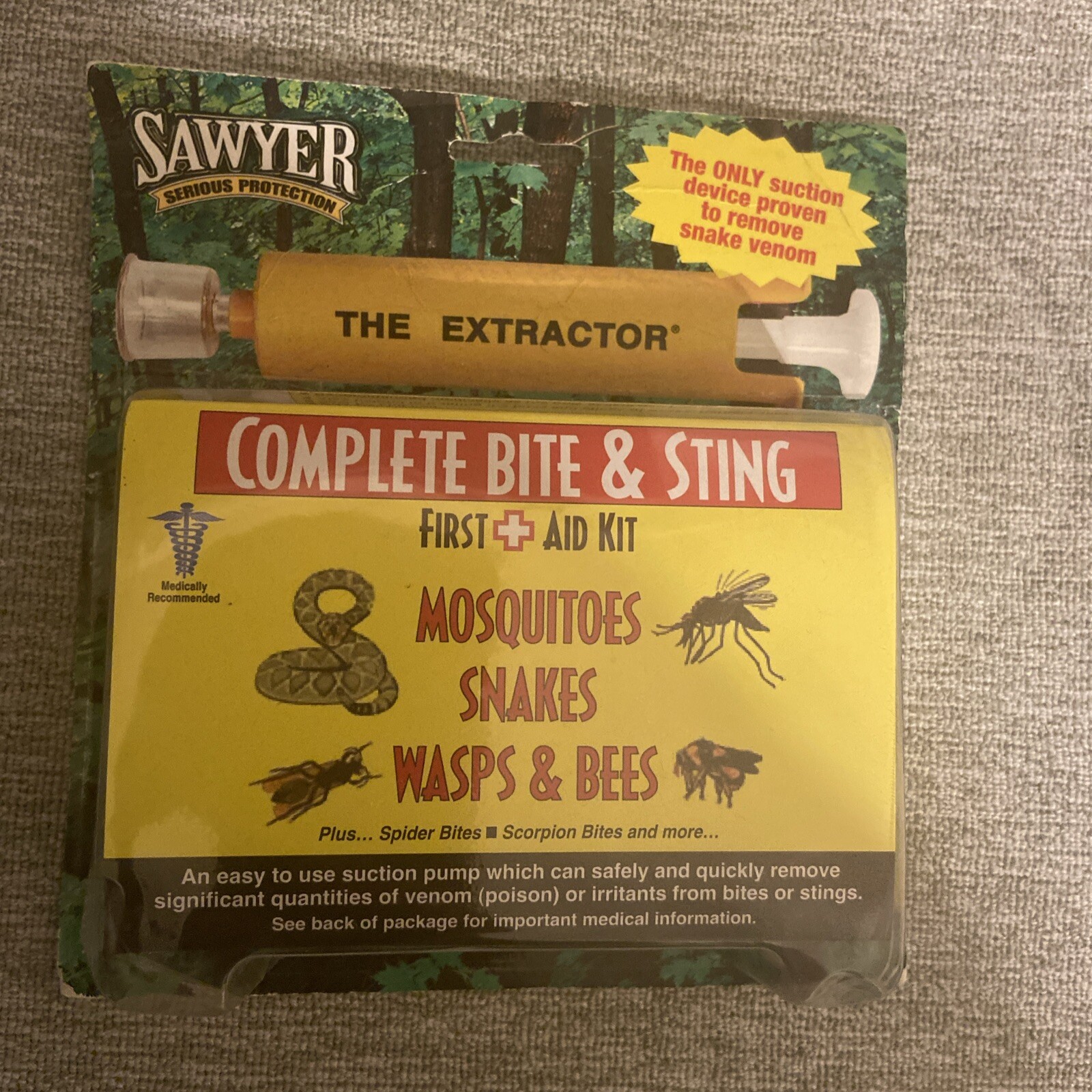 Sawyer The Extractor Complete Bite & Sting First Aid Kit | eBay