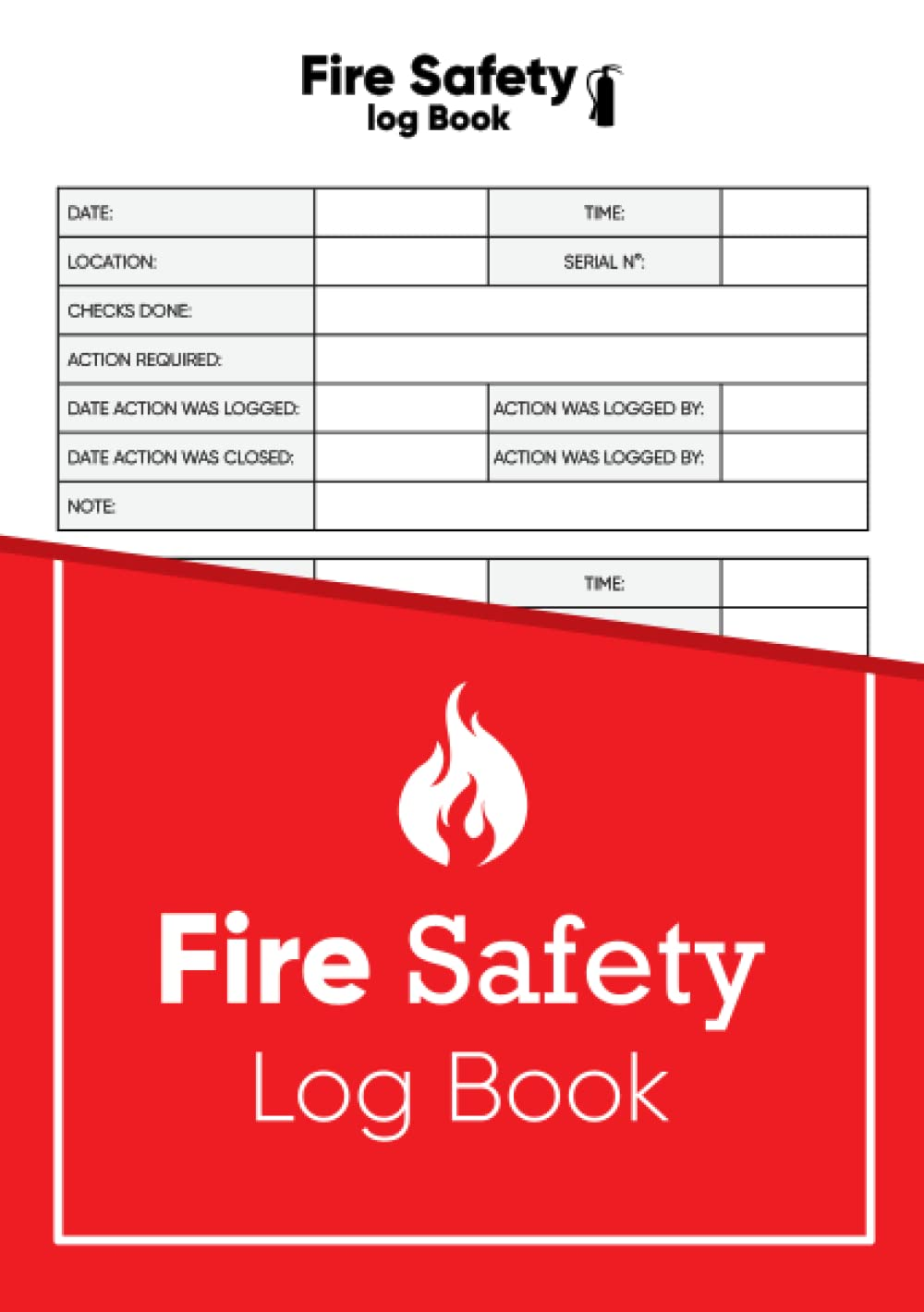 Fire Safety Log Book: A5 Fire Alarm Log Book, Fire Inspection and ...