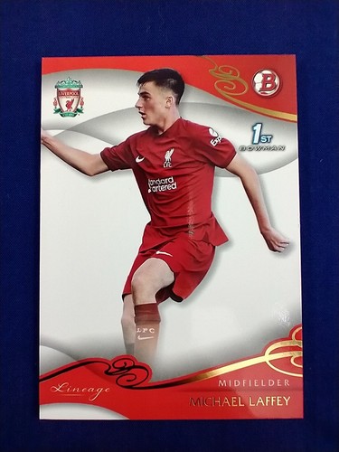 Michael Laffet 1st Bowman Base Card | Topps Liverpool Lineage 2022/23 ...