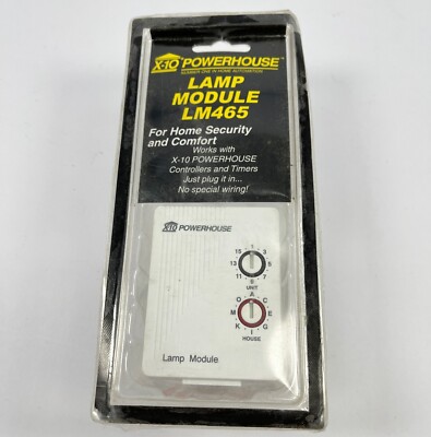 X10 LM465 Plug In Lamp Module X-10 Powerhouse | eBay