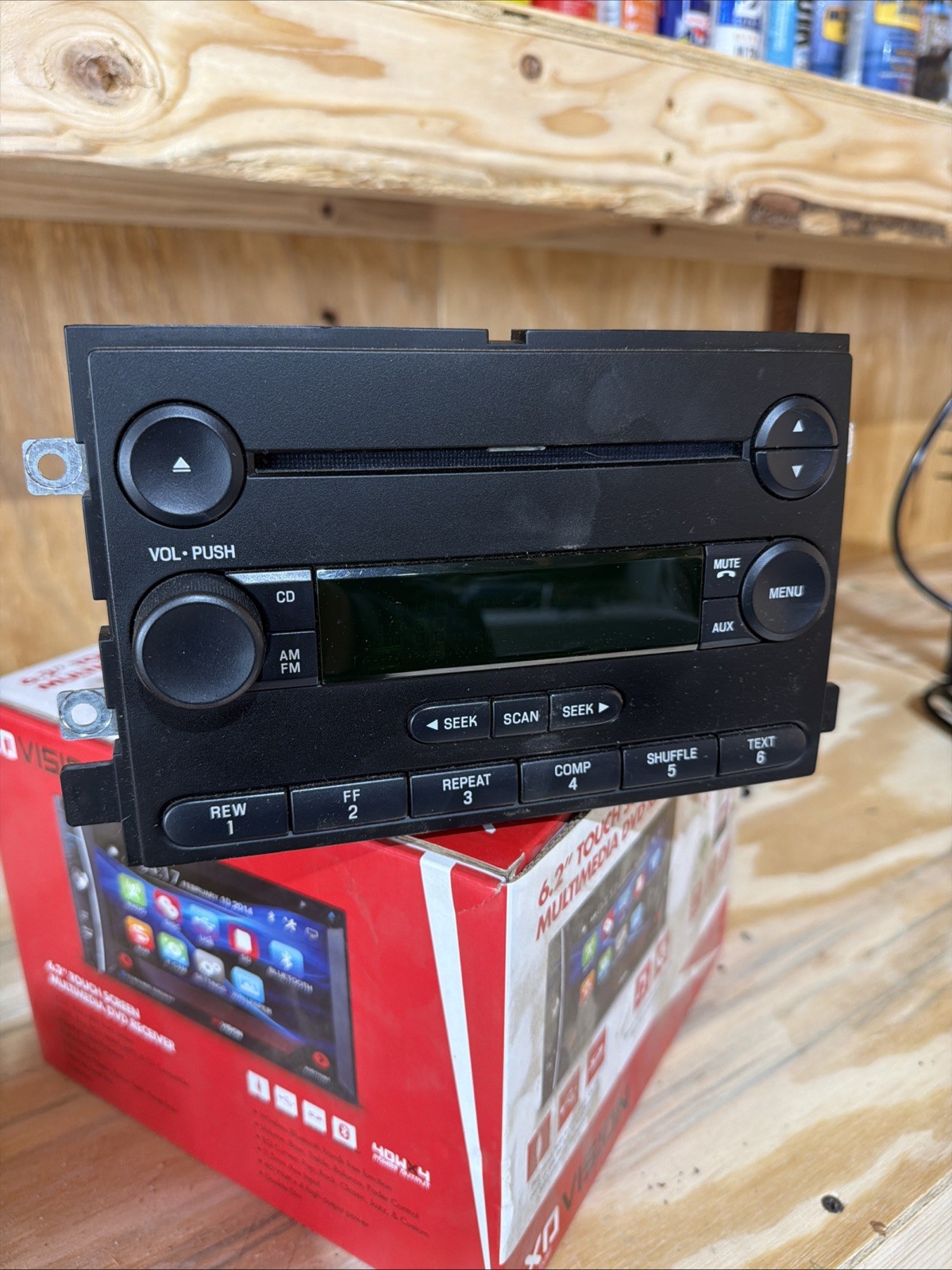 2005-2006 Ford F150 Truck OEM AM FM Radio Single Disc CD Player 6L3T ...