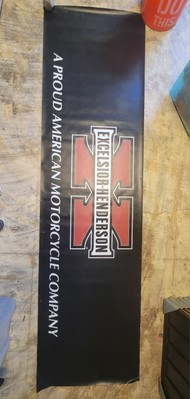 Vintage Excelsior Henderson Banner | eBay