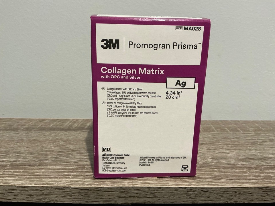 Promogran Prisma Ag #MA028 - Matrix Dressing with Silver - 1 Box of 9 ...
