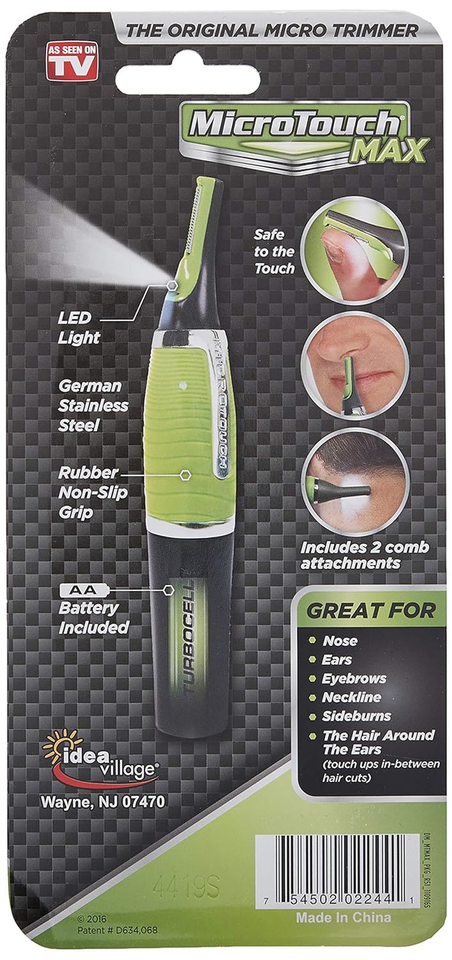 New MicroTouch Titanium MAX Lighted Personal Hair Personal All In One ...