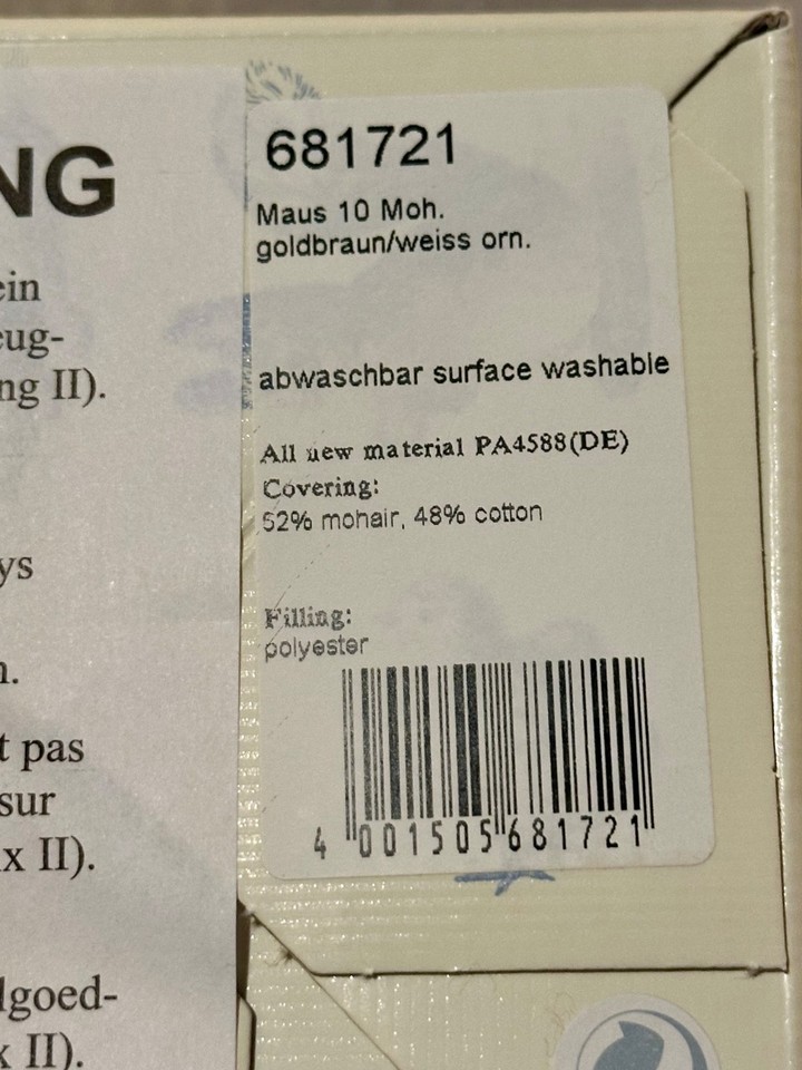 Steiff Stuart the Little Mouse Ornament 4" 2009 LE 205/1500 #681721 | eBay