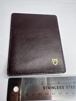 Vintage Tudor Watch Warranty Paper Card Booklet Holder Burgundy Maroon ...