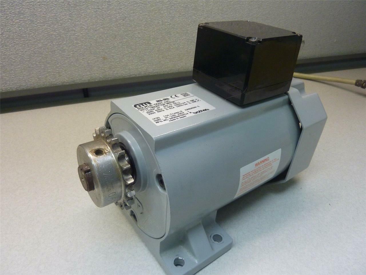 BROTHER BGLM18-050T J2C 1/6HP INDUCTION MOTOR with /Martin 06B19SS ...