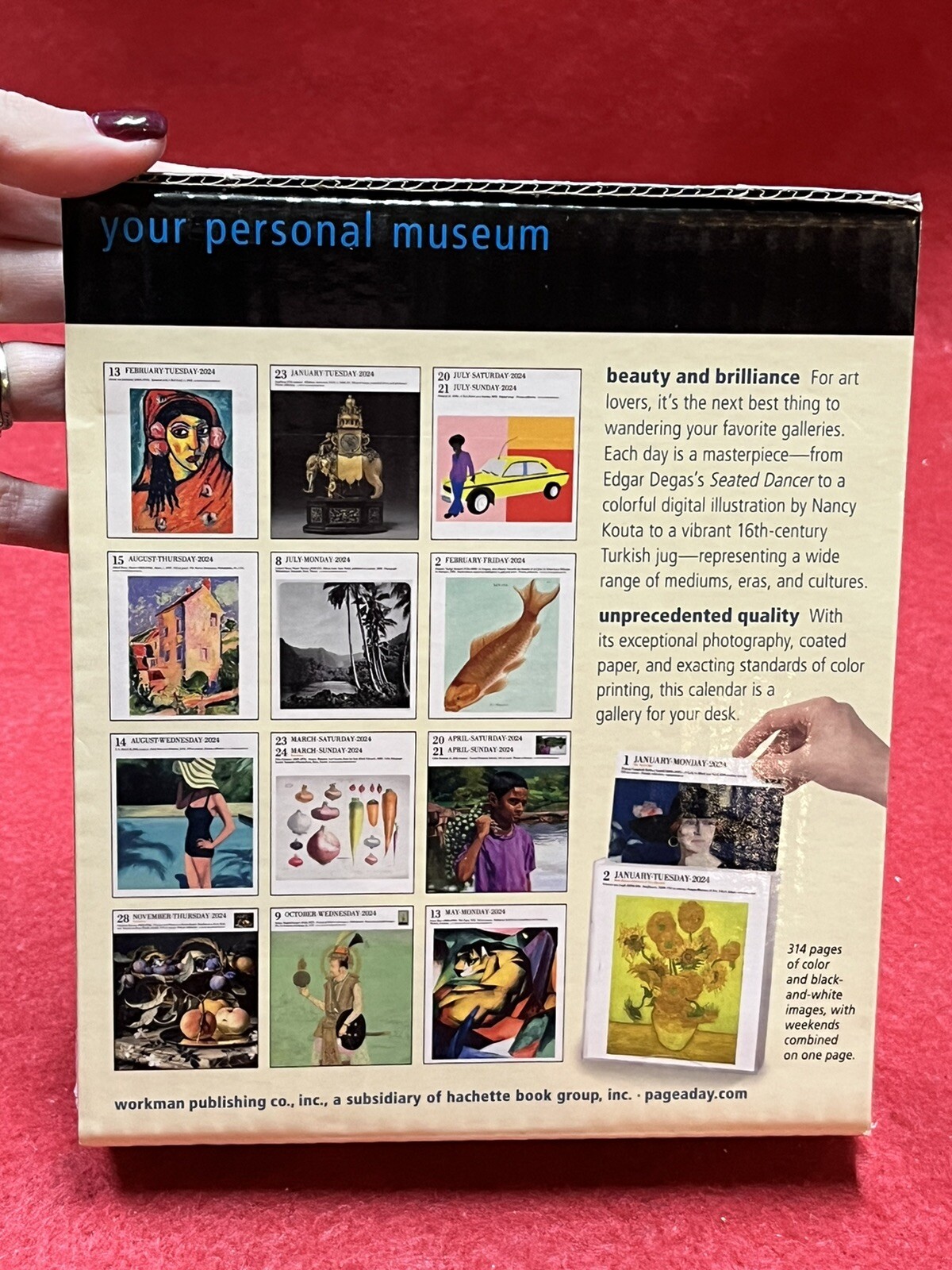 Art Page-A-Day Gallery Calendar 2024 : The Next Best Thing to Exploring ...