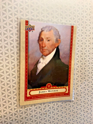 JAMES MONROE 2020 U.D. PRESIDENTIAL WEEKLY - RED #5 AA17 | eBay