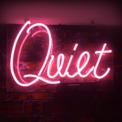 Quiet Neon Sign Light Beer Bar Pub Man Cave Nightlight Wall Hanging ...