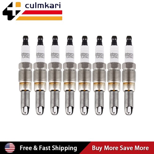 8PCS Motorcraft Platinum Spark Plugs SP-515 For Ford F150 5.4L PZH14F ...