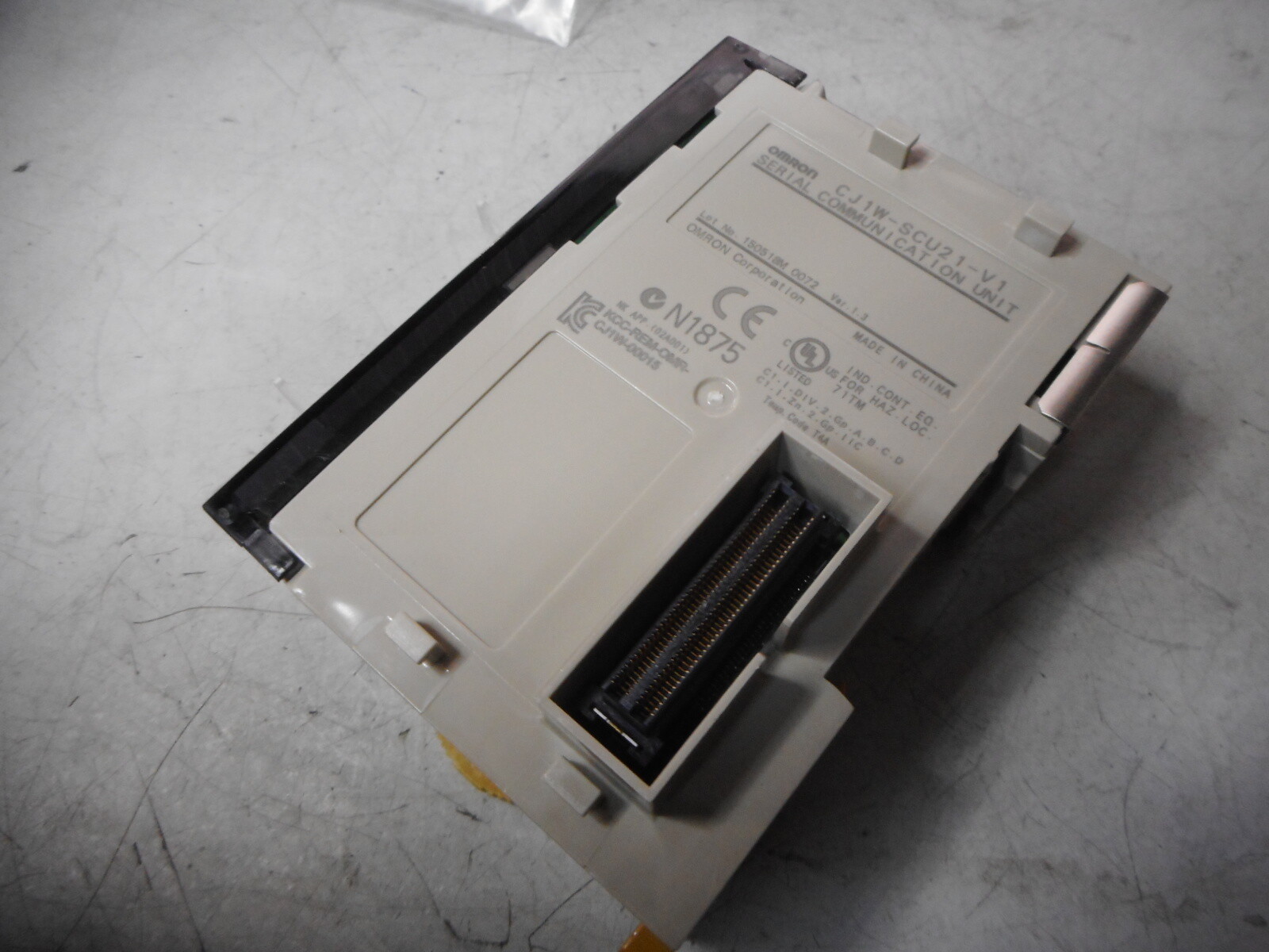 OMRON - TWIN SERIAL PORT COMMUNICATIONS MODULE RS232 -- CJ1W-SCU21-V1 ...