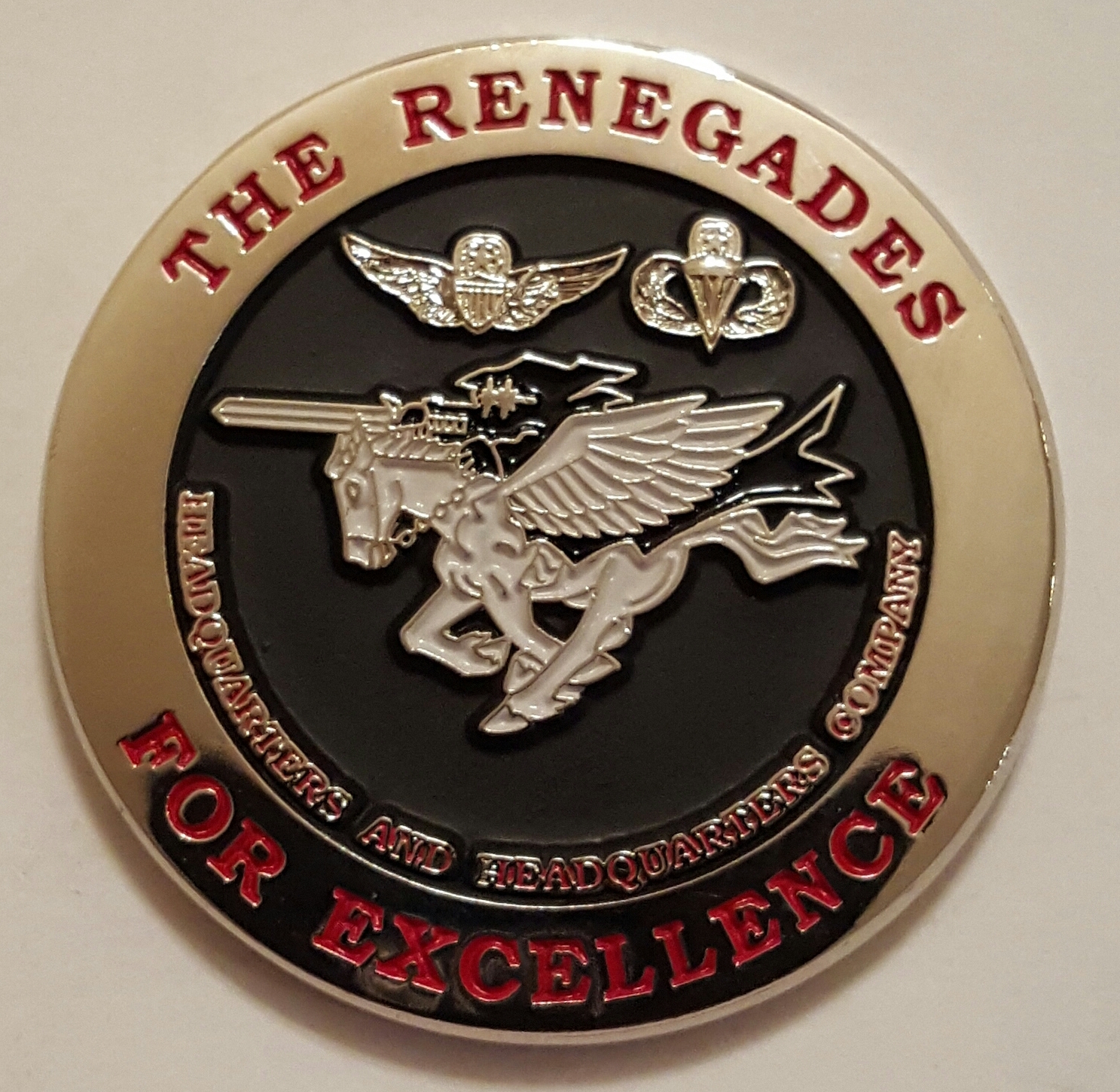 160th SOAR (A) Tier 1 SOF HHC The Renegades For Excellence Coin 1.75 ...
