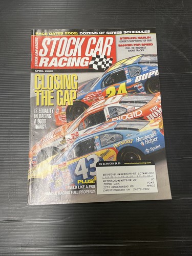 STOCK CAR RACING MAGAZINE APRIL 2002 CLOSING THE GAP | eBay