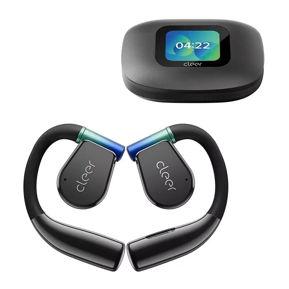 Cleer wireless earphones ARC 3 Max openear Bluetooth Black Blue CLR ...