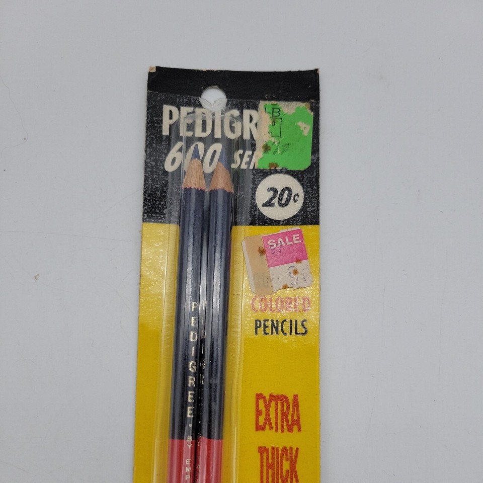 Vintage Empire Pedigree 600 Series Colored Pencils Extra Thick Crayon ...