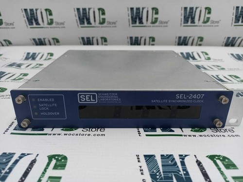24070000B, SEL-2407 SATELLITE SYNCHRONIZED CLOCK Sl No 1163090295 | eBay