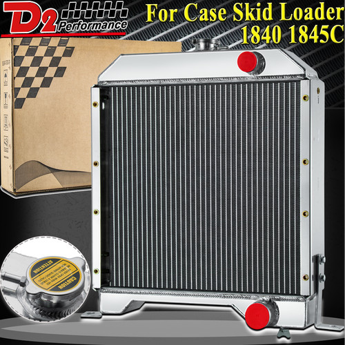 Aluminum Radiator For Case Skid Loader 1840 1845C Skid Steer 1347609C1 ...