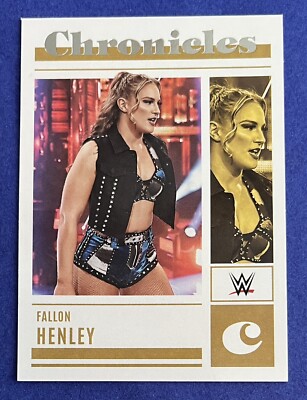 Fallon Henley 2023 Panini Chronicles WWE CHRONICLES INSERT Card #73 | eBay