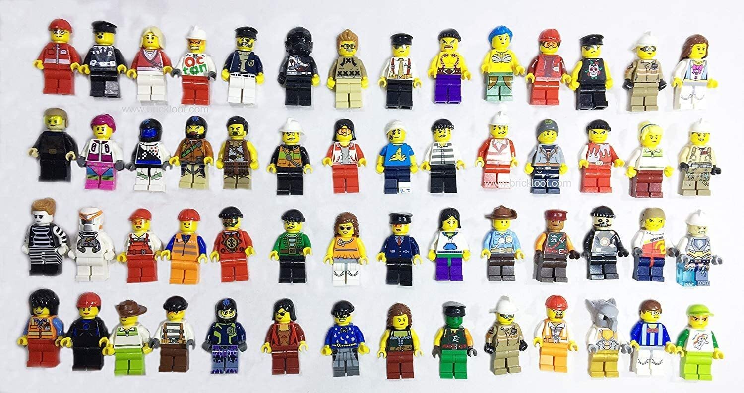 Pack Of 10 Random Authentic Lego Figures Minifig Toys 787793112911 | eBay