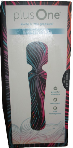 Plus One vibrating wand massager sex toy orgasm 10 different settings ...