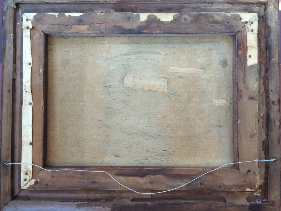 Listed GEORGE F. SCHULTZ - 20x24 Landscape OIL circa 1900 - Lists to ...