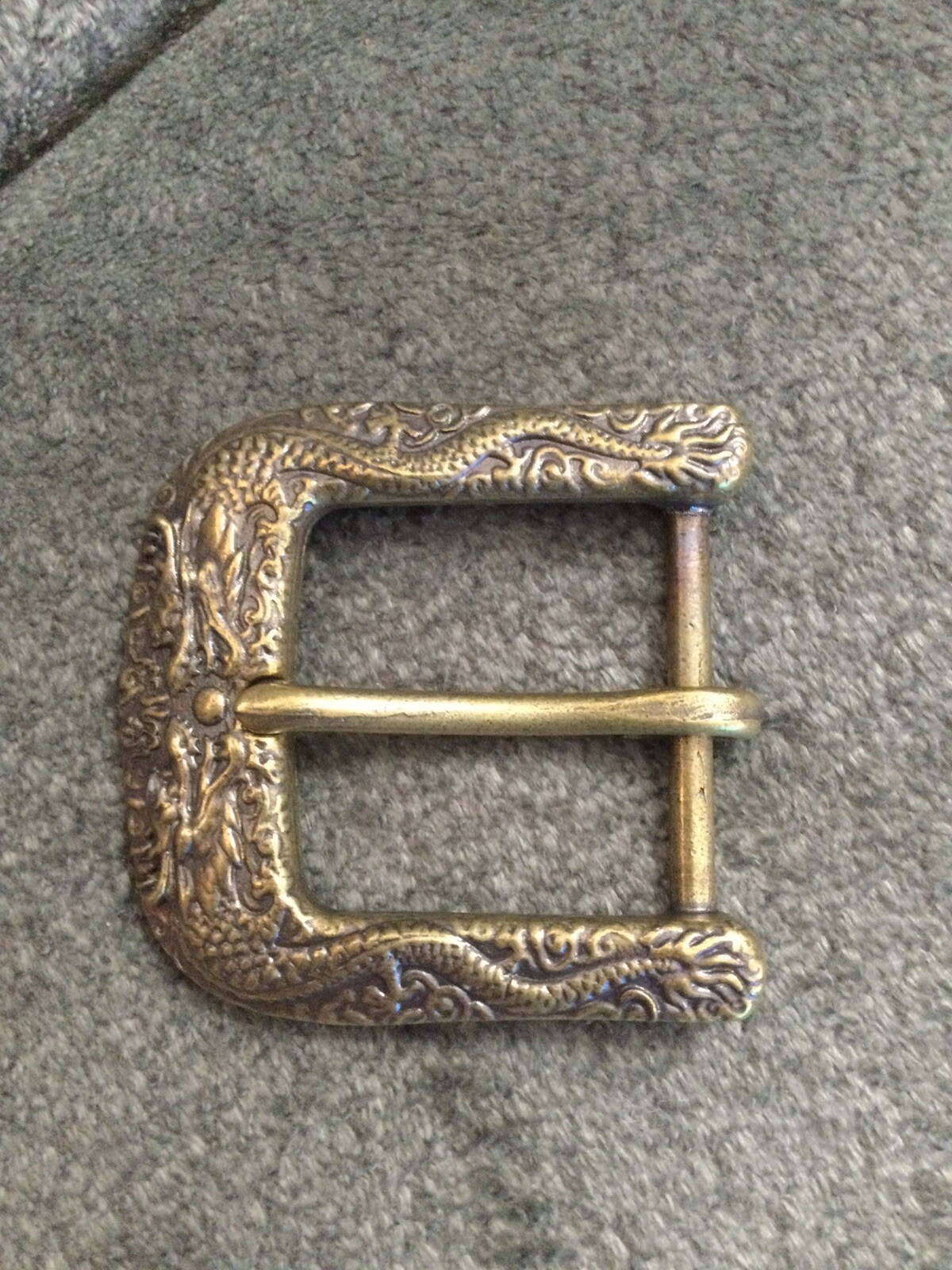 New 40mm Vintage Copper Solid Brass Belt Buckle - Gem