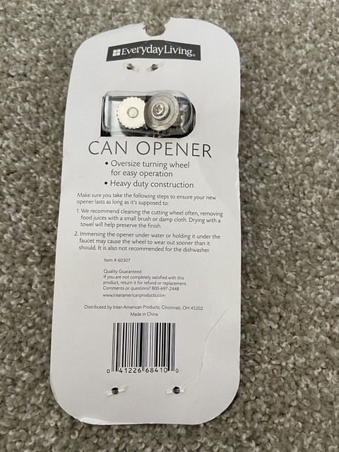 Everyday Living Manual Bottle/Can Opener Item #60307 Heavy Duty Lg ...