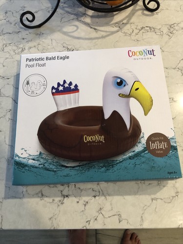 Coconut Outdoor Patriotic Bald Eagle Pool Float-NIB-NICE | eBay