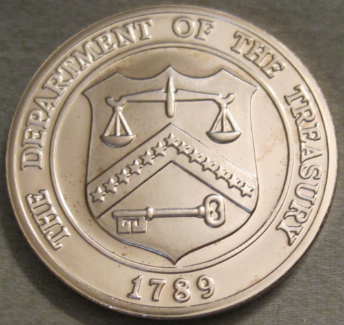 AS SHOWN ~ 1982 PROOF SET TOKEN COIN ~ 1789 THE DEPARTMENT OF THE ...