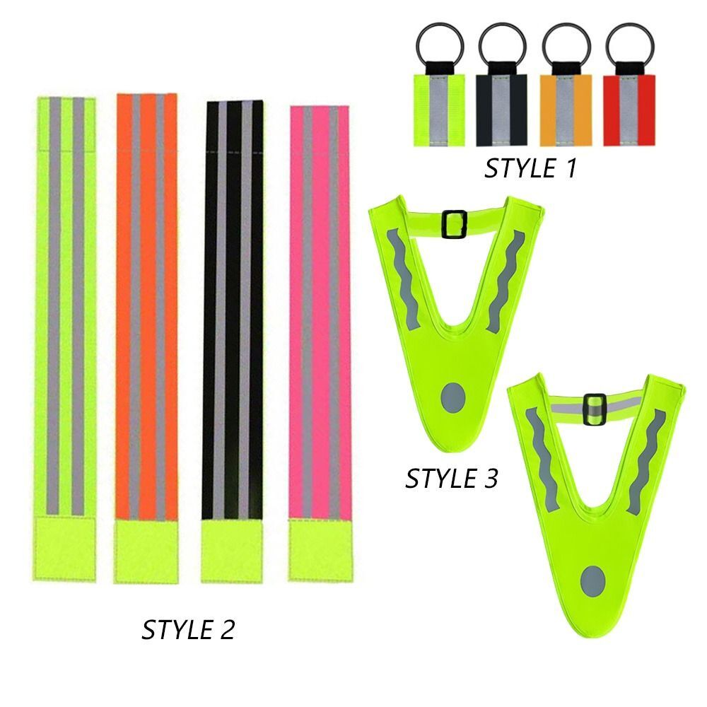 Pendant Sport Tape Warning Armband Cycling Reflective Strips Bike ...