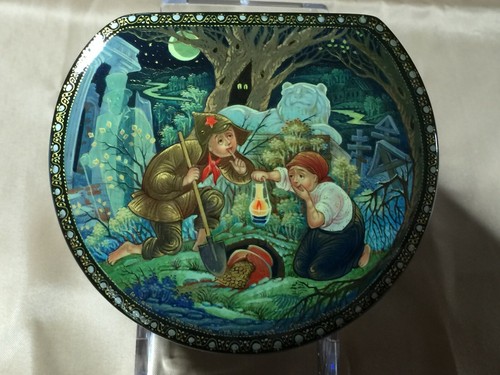 Mstera Russian Lacquer Box "Echoes of the Past" Andrey Grachev | eBay