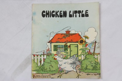 Chicken Little 1932 Children Fairy Tale Book 3100-A Platt & Munk Co | eBay