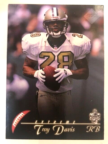 NFL - 1997 Collector's Edge Extreme Troy Davis Rookie Card - Saints | eBay