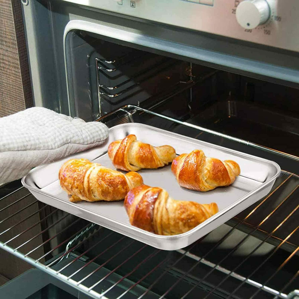 Toaster Oven Baking Pan Broiler Roasting Grill Replacement Tray ...