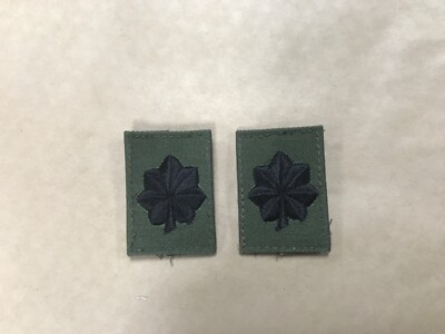 US NAVY RANK PATCH CAMO BDU SHIRT COLLAR SEW-ON PATCH COMMANDER | eBay