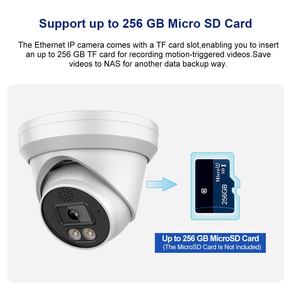 HIK 8MP 16CH NVR 8MP MIC IR POE 4K IP Outdoor Security Camera System ...