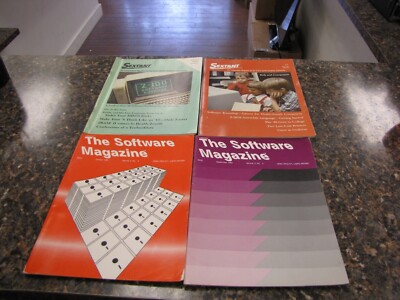 Lot of (4) Vintage Computer Magazines - Sextant & The Software Magazine ...