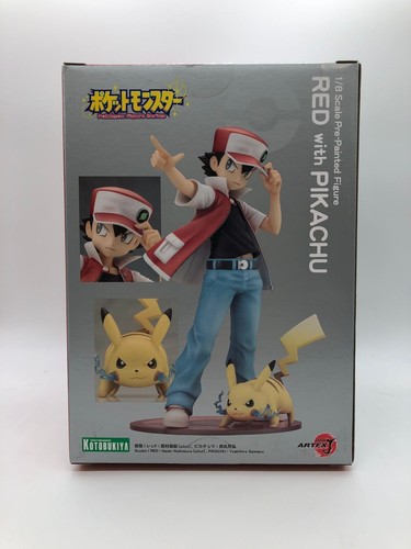 Pokemon Series Red with Pikachu ARTFX J 1/8 Scale Painted Figure ...